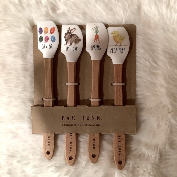 Rae Dunn | Holiday | Rae Dunn Set Of 4 Silicone Wood Easter Mini ...